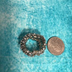 Jewelry | Multiple Crystal Contemporary Stretch Ring | Poshmark